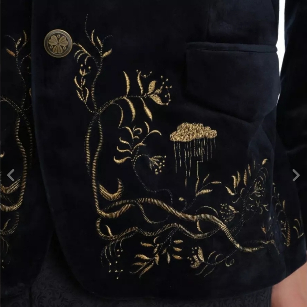 Ht Beauty And The Beast. Navy Blue Velvet Beast Dress… - Gem